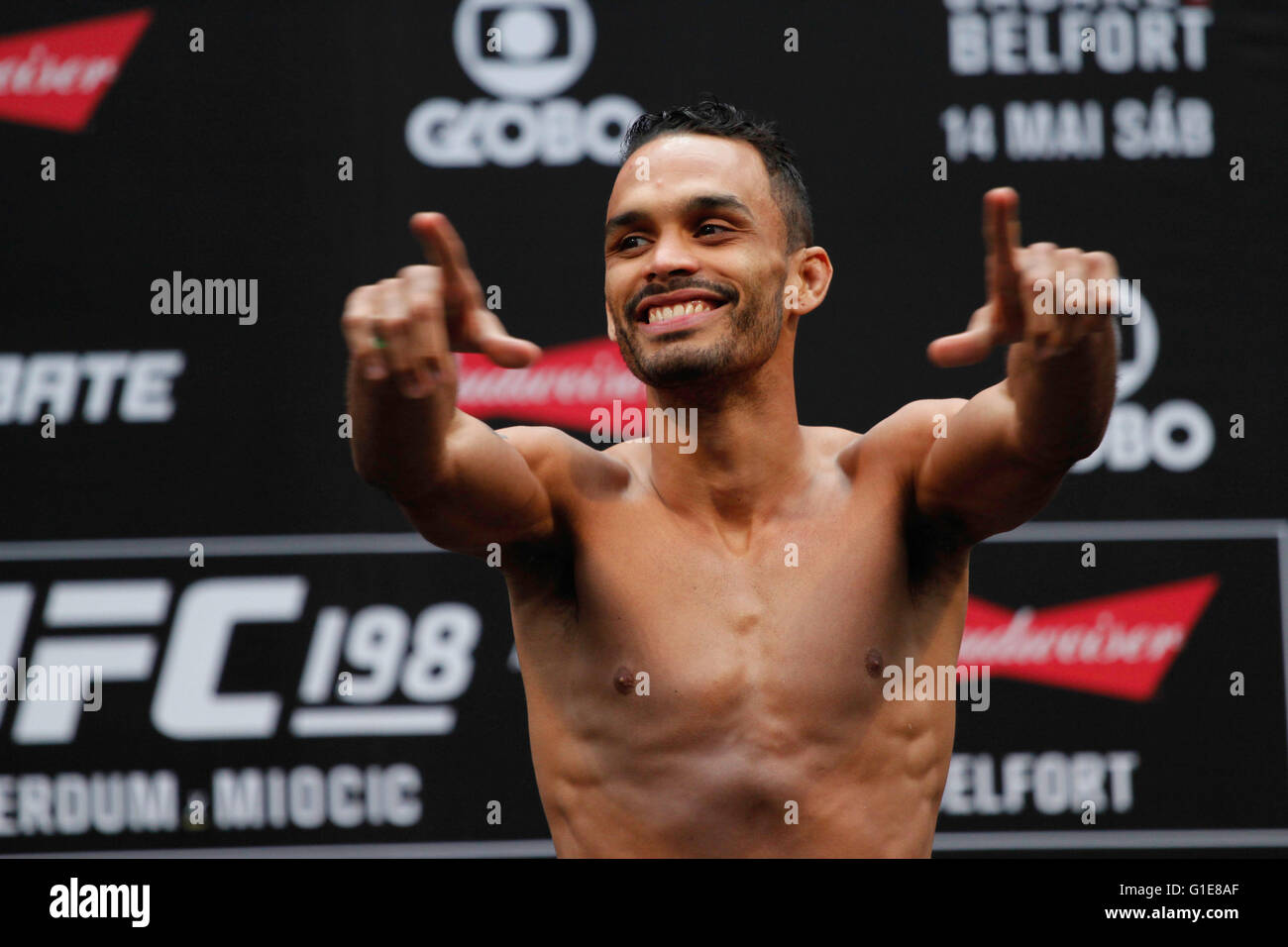 Curitiba, Brazil. 13th May, 2016. UFC 198 IN CURITIBA - poses for ...