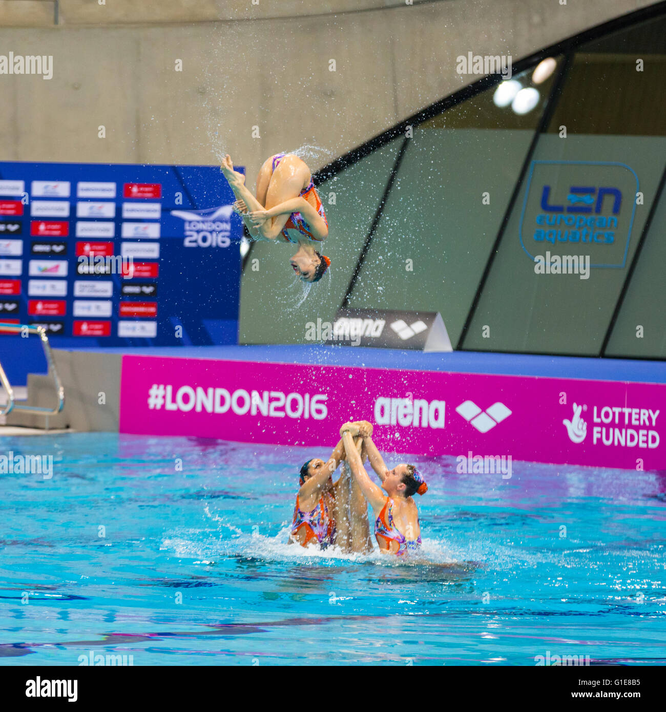 Spanish synchronized swimming team High Resolution Stock Photography ...
