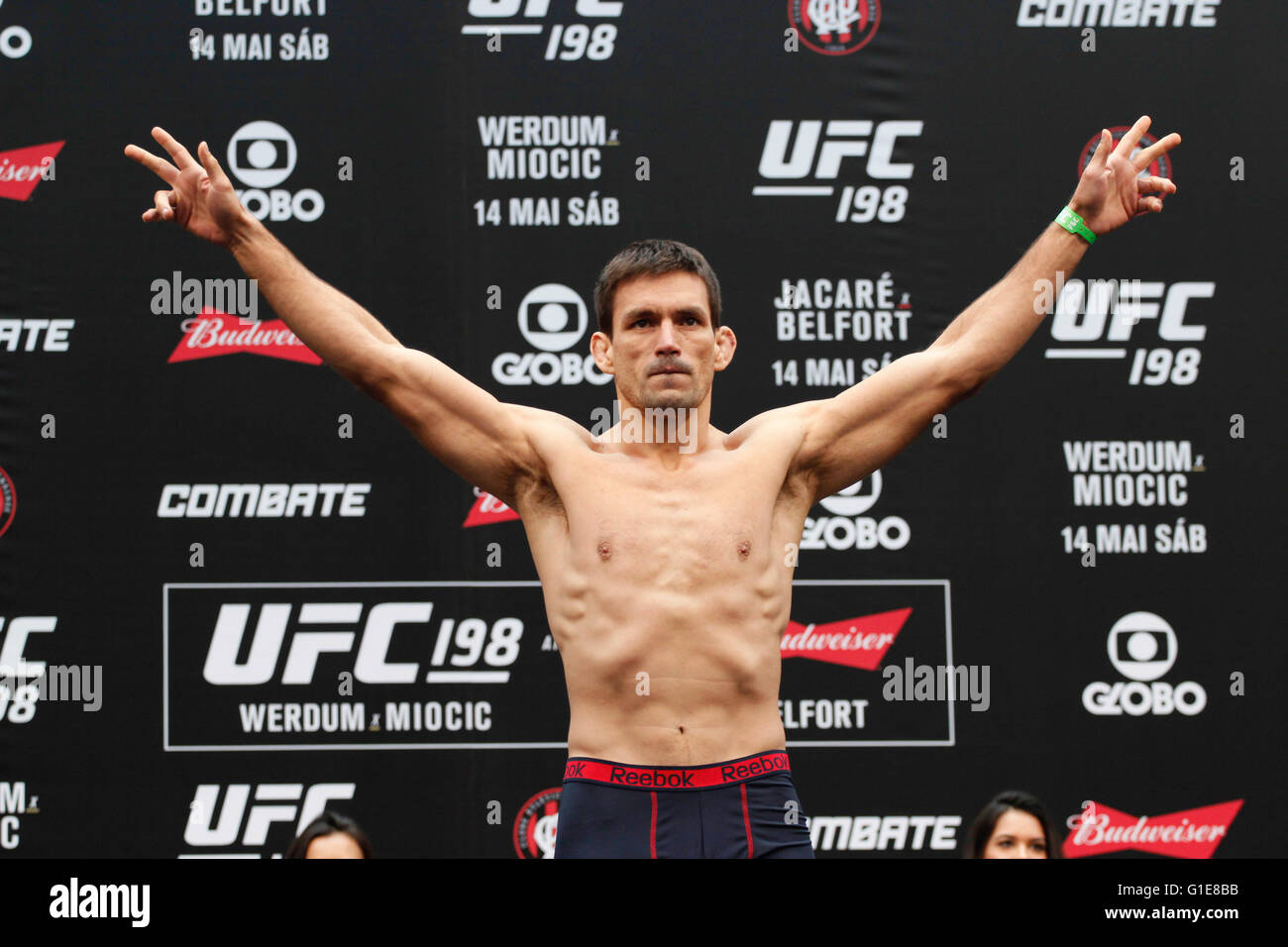 Curitiba, Brazil. 13th May, 2016. UFC 198 IN CURITIBA - poses for ...