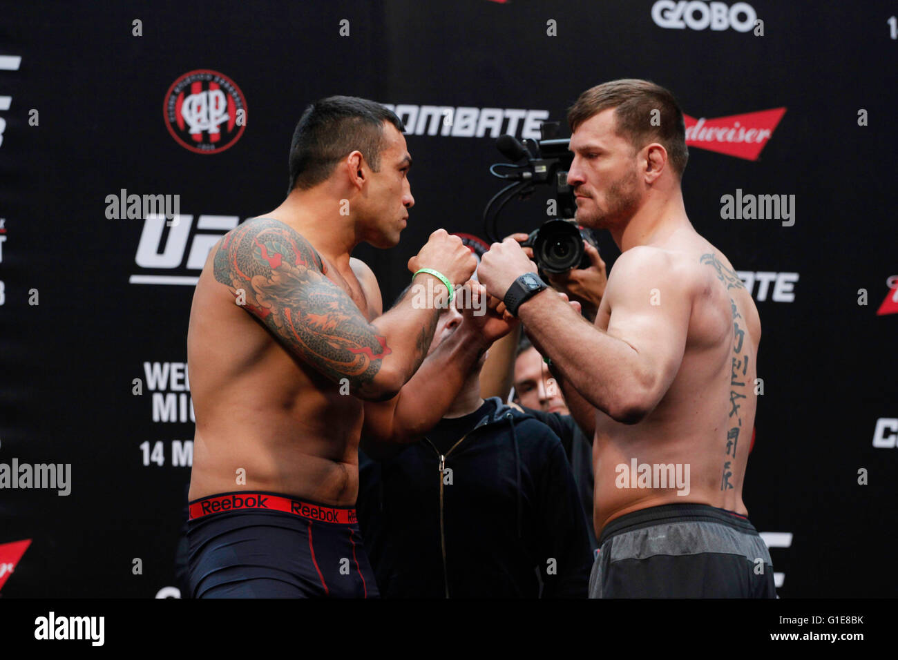 Curitiba, Brazil. 13th May, 2016. UFC 198 IN CURITIBA - poses for ...