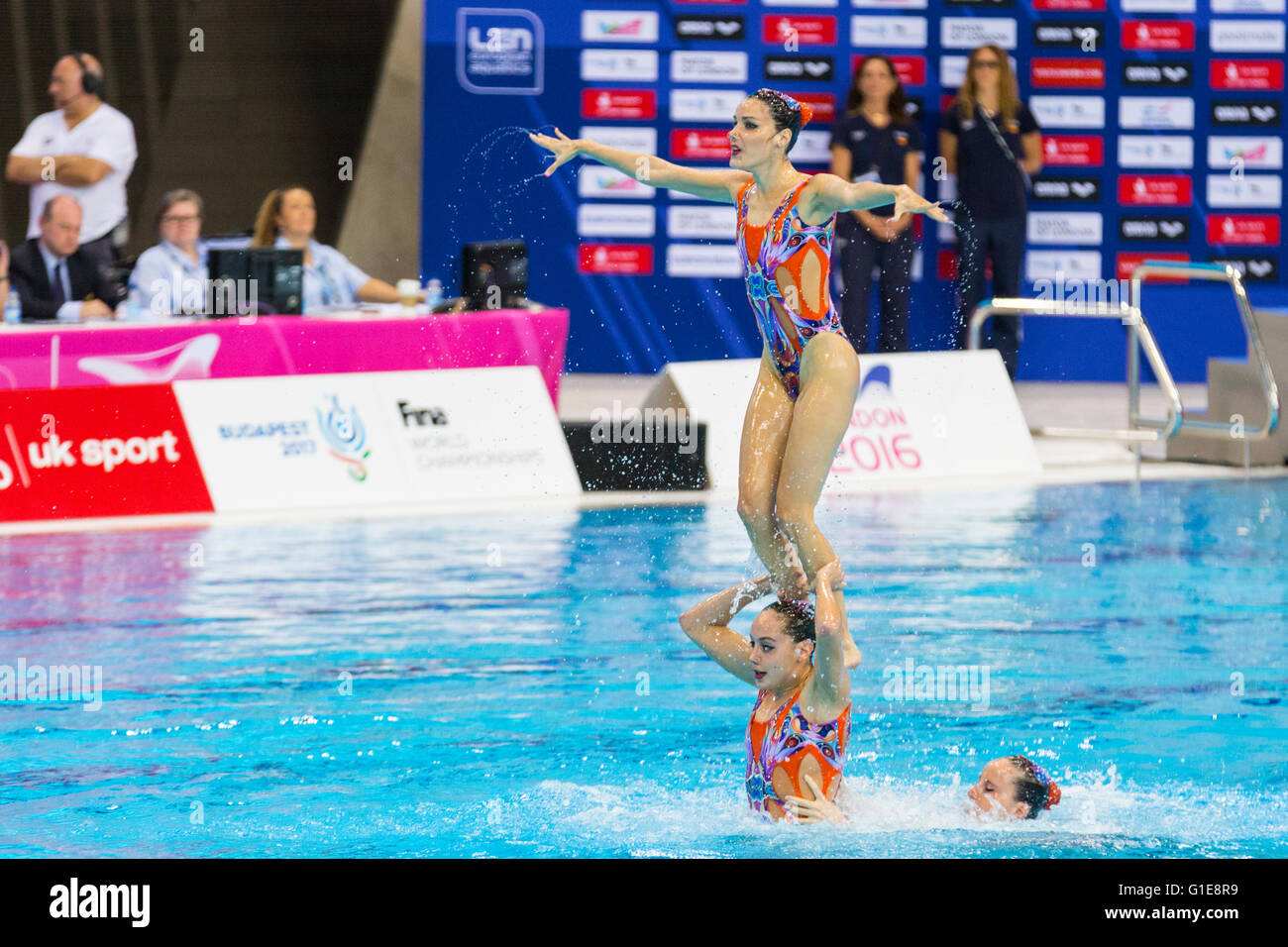 Spanish synchronized swimming team High Resolution Stock Photography ...