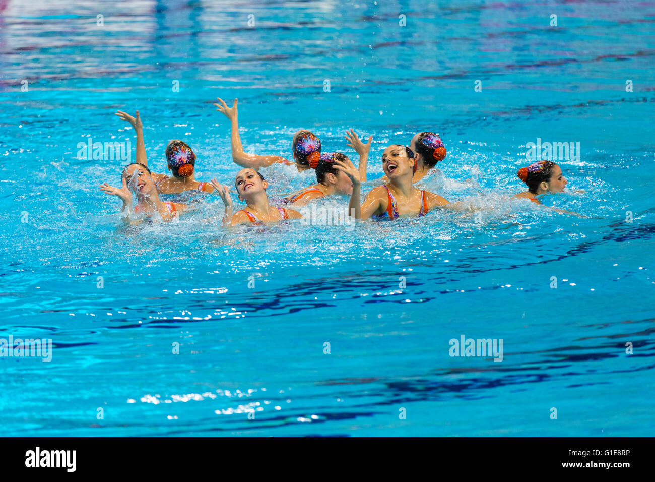 Spanish synchronized swimming team hi-res stock photography and images ...