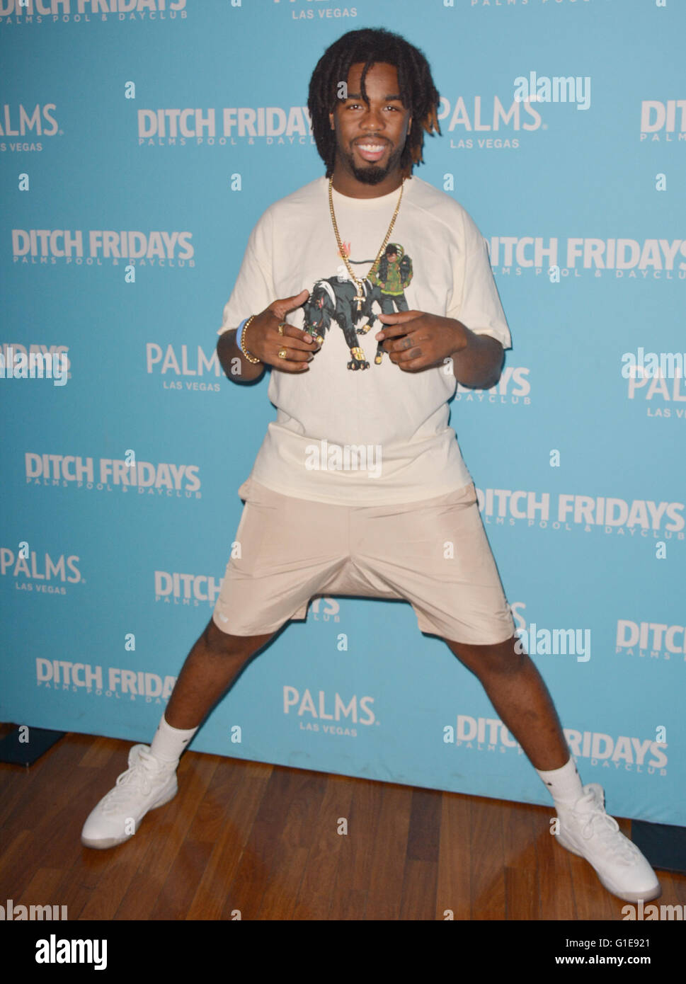 Las Vegas, Nevada, USA. 13th May, 2016. Hip hop artist Iamsu! arrives ...