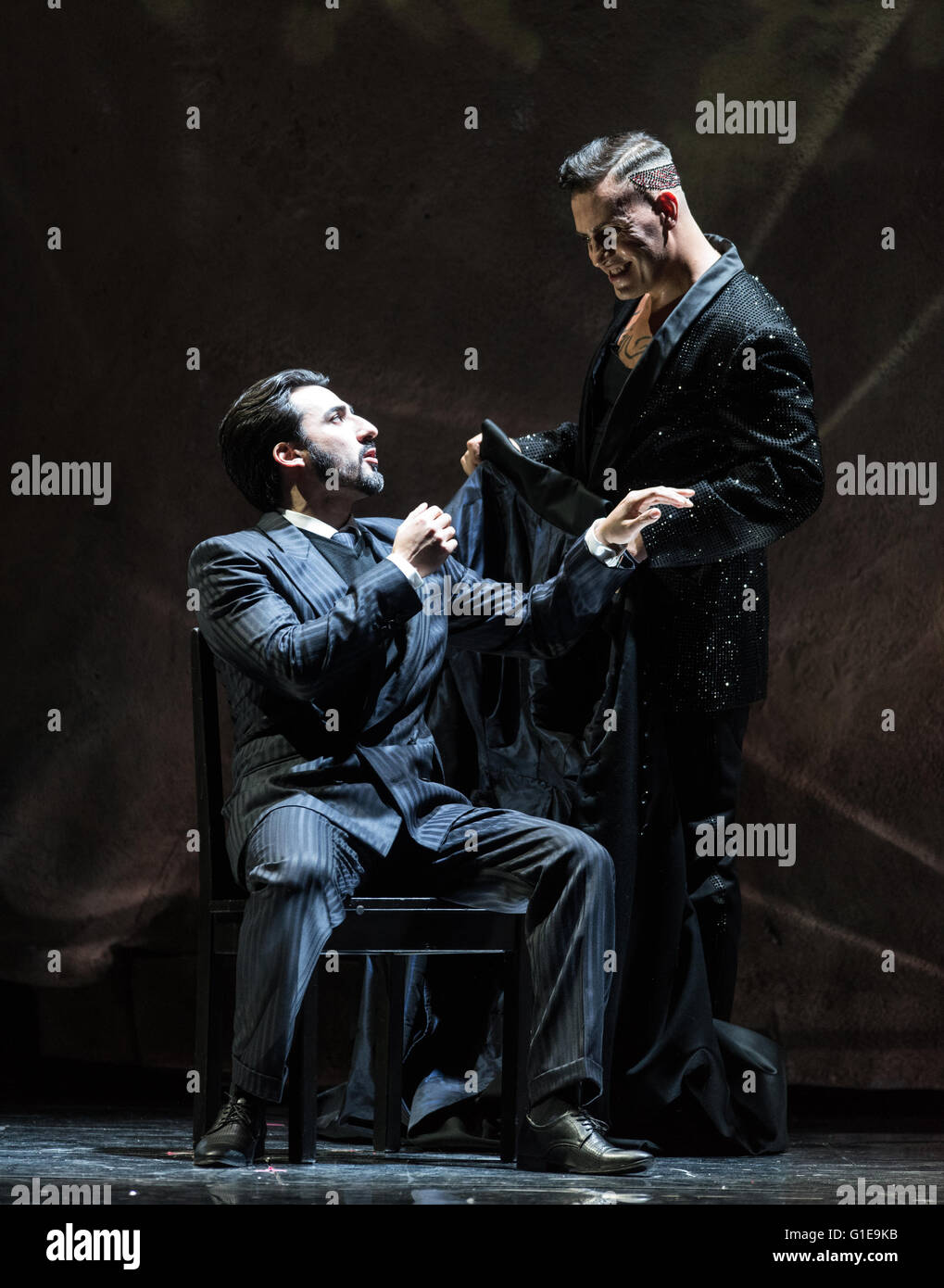 Baden-Baden, Germany. 09th May, 2016. Charles Castronovo as Faust Erwin ...