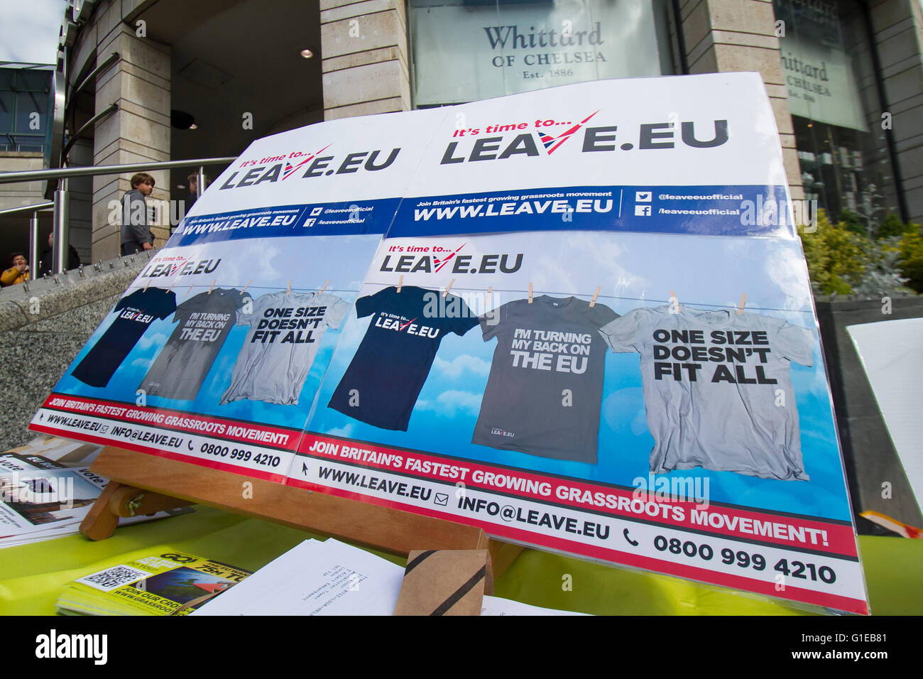 Wimbledon London,UK. 14th May 2016. Vote Leave and Grassroots ...