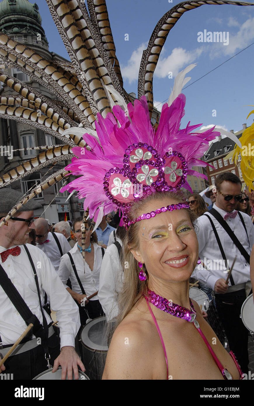 Copenhagen, Denmark. 14th May, 2016. Various dance groups participate ...