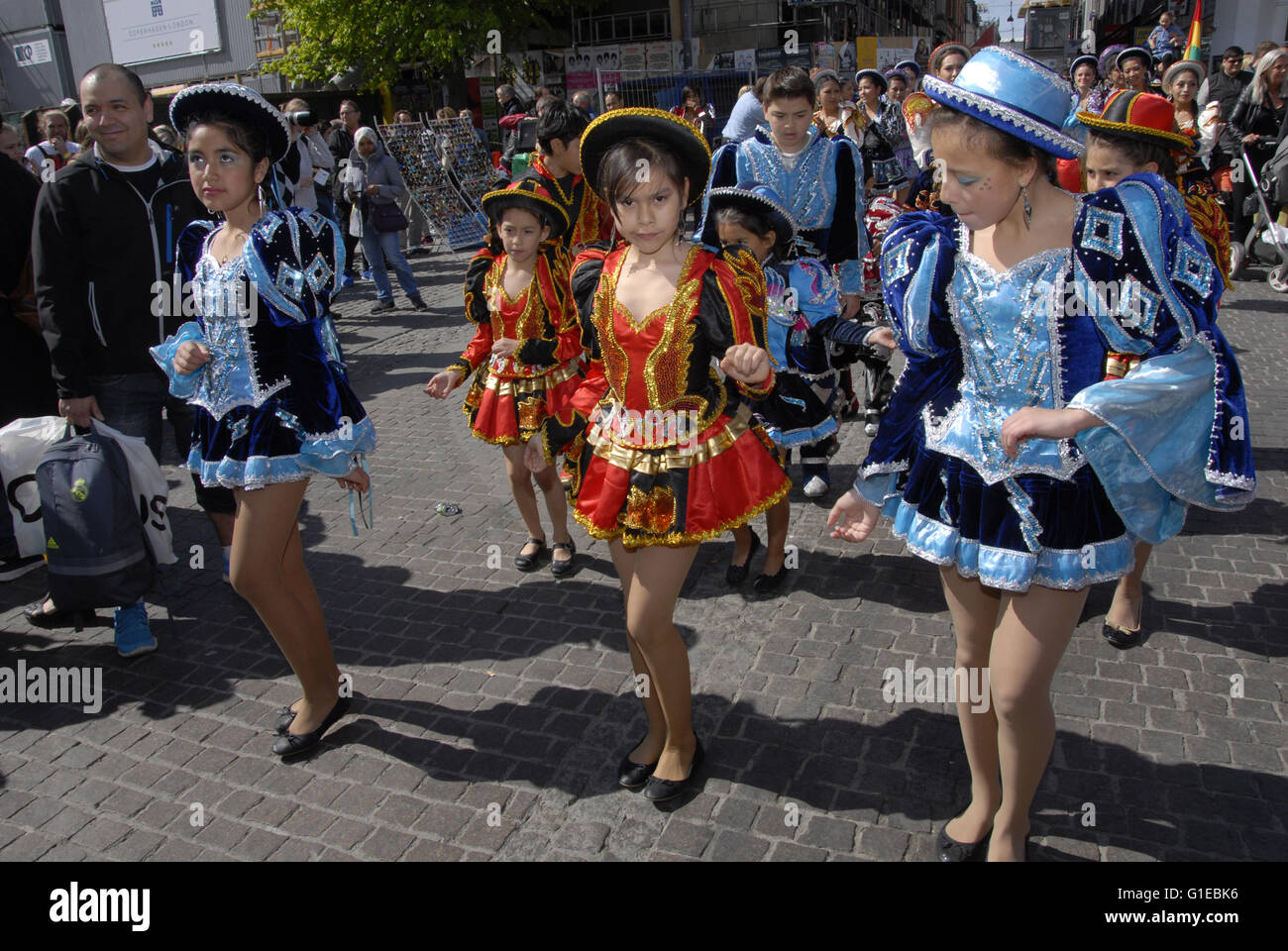 Copenhagen, Denmark. 14th May, 2016. Various dance groups participate ...