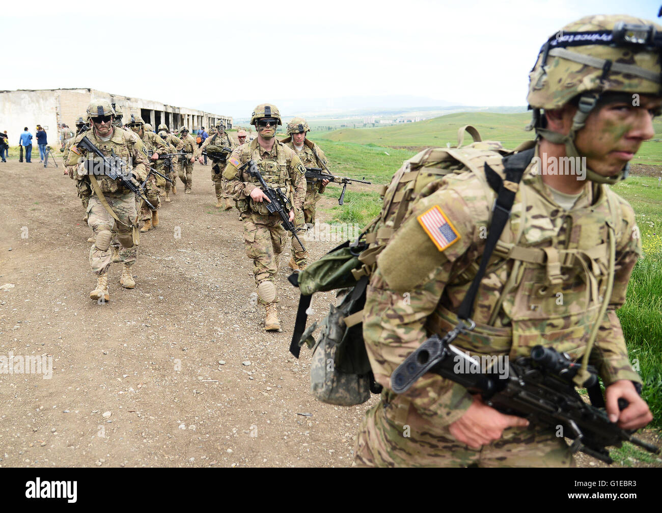 Georgian military servicemen hi-res stock photography and images - Alamy