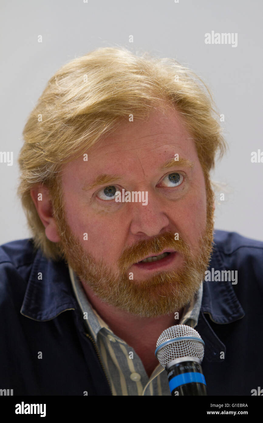 Torino, Italy. 13th May 2016. English writer R. J. Ellory (Roger Jon ...