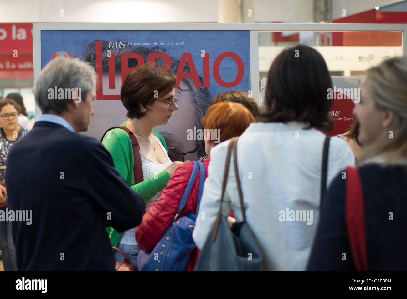 Turin, Italy. 14th May, 2016. Atmosphere and people during 2016 Turin ...