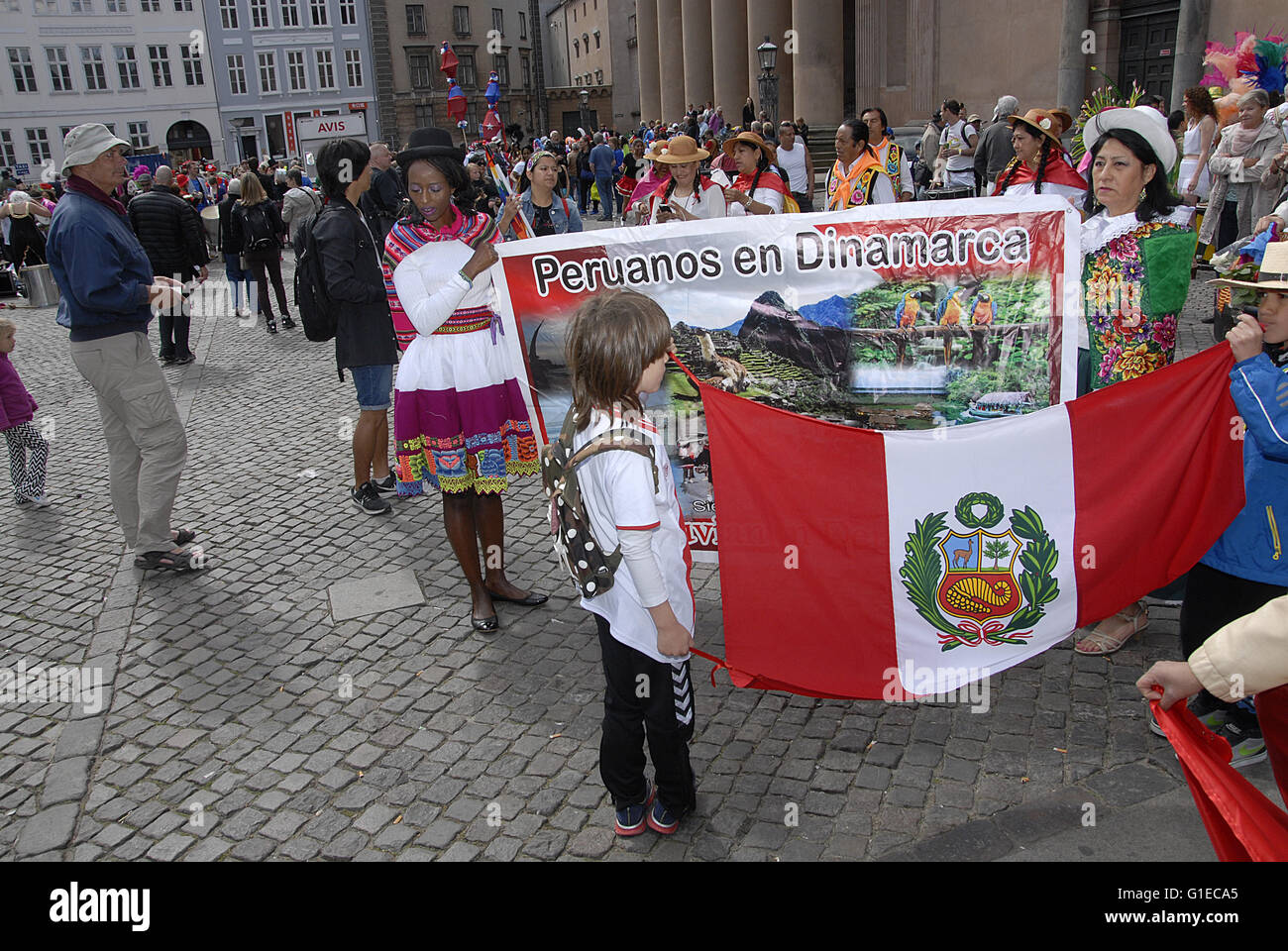 Copenhagen, Denmark. 14th May, 2016. Various dance groups participate ...