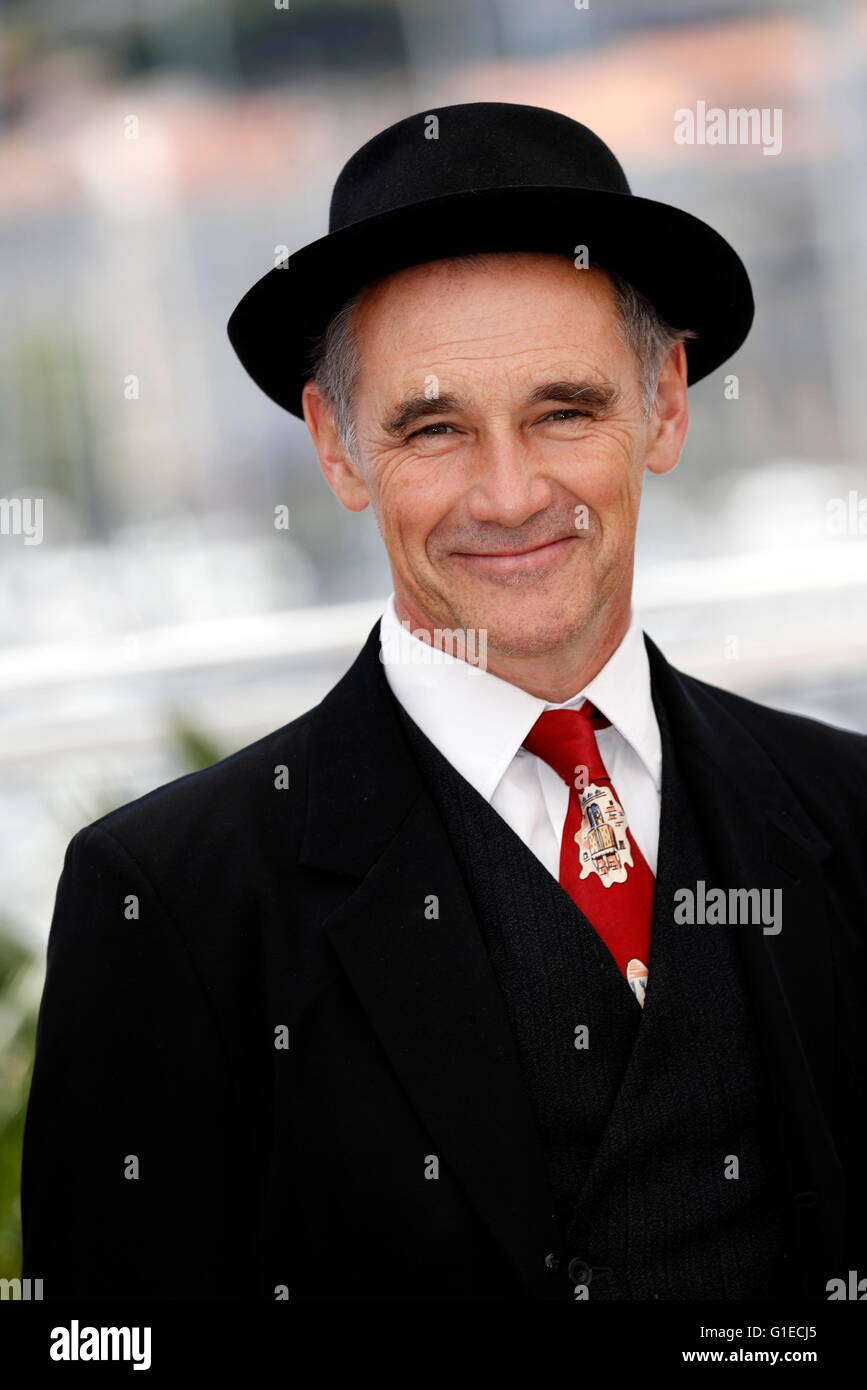 Cannes, France. 14th May, 2016. Actor Mark Rylance attends the ...