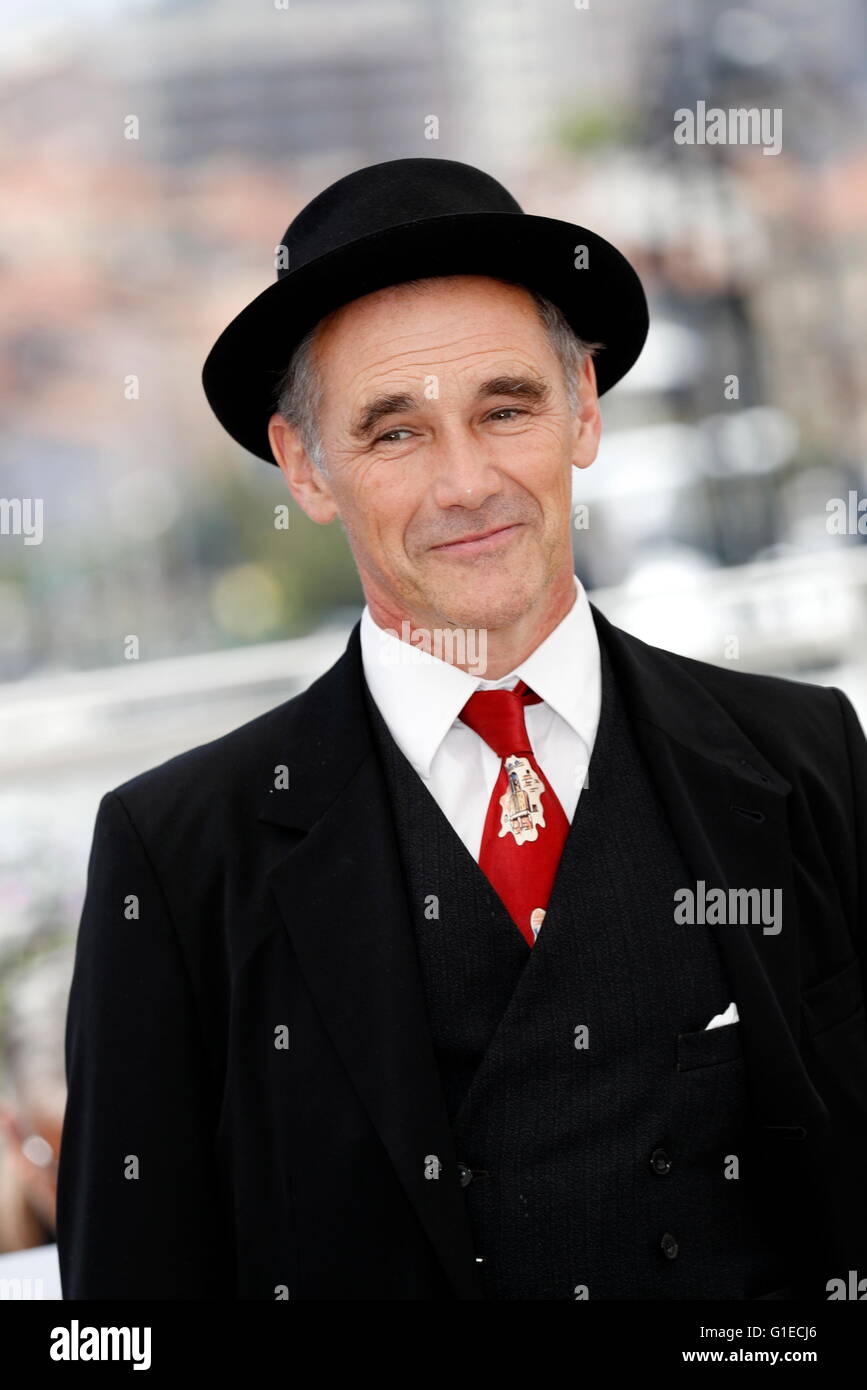 Cannes, France. 14th May, 2016. Actor Mark Rylance attends the ...