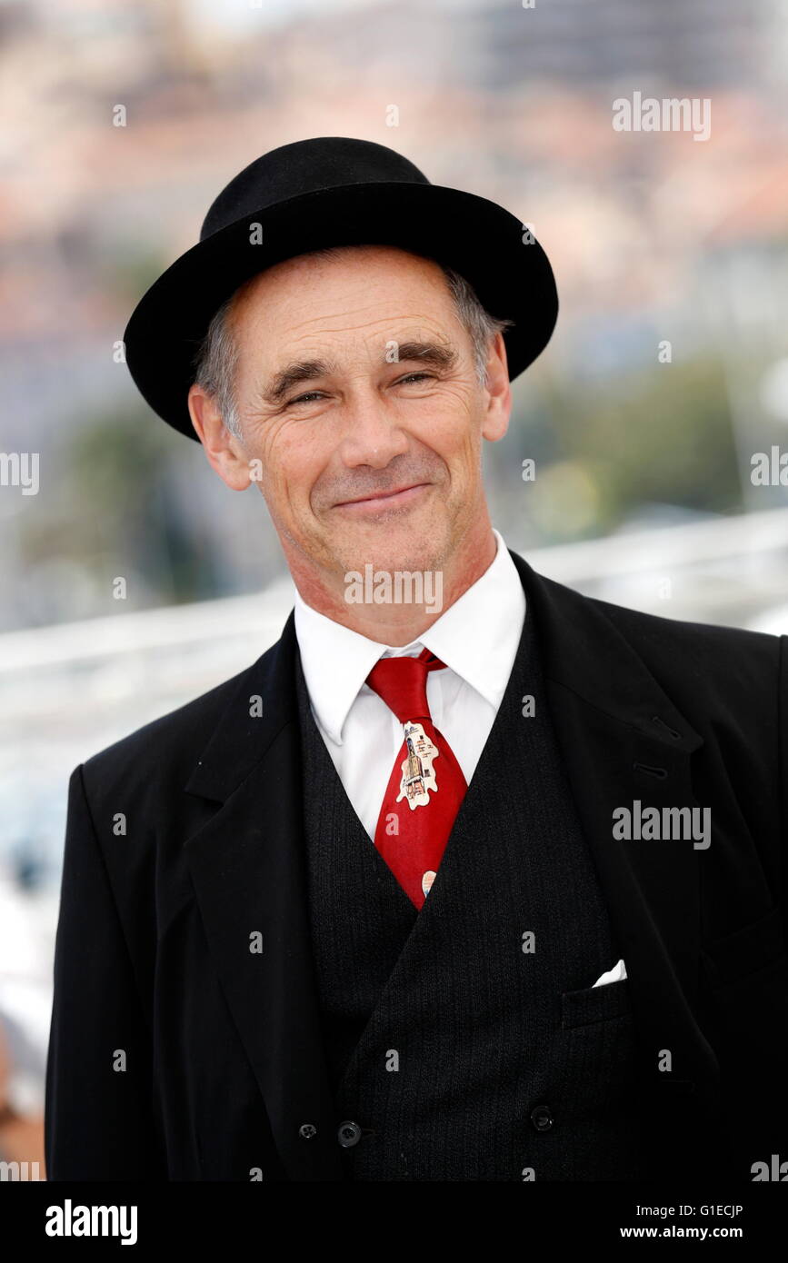Cannes, France. 14th May, 2016. Actor Mark Rylance attends the ...