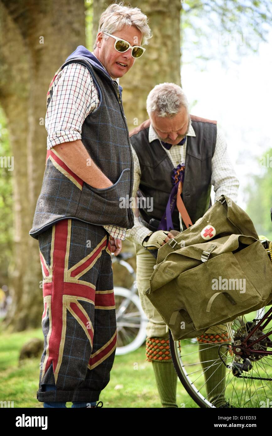 The Tweed Run London England UK The annual vintage bicycle run through ...