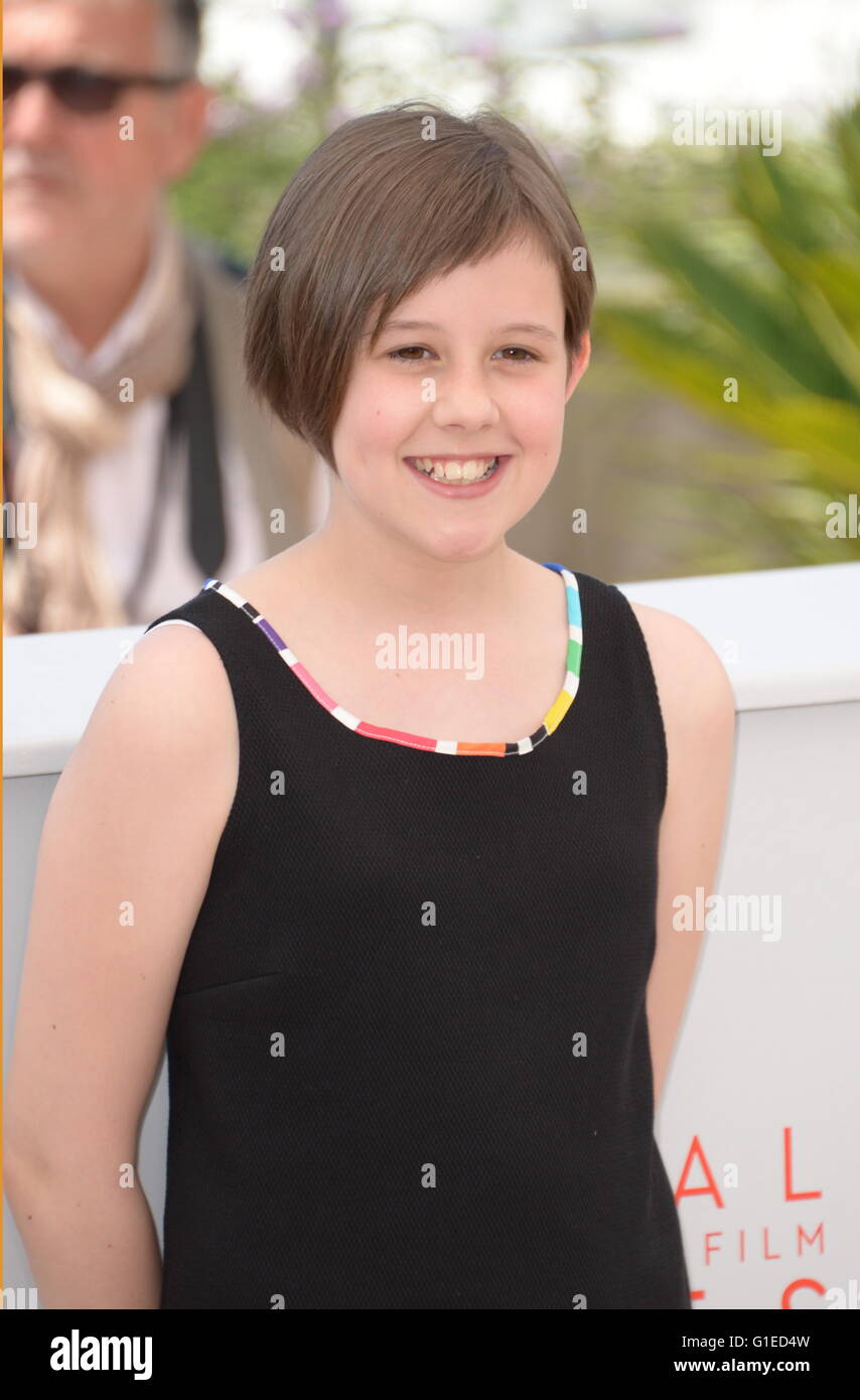 Cannes, France. 11th May, 2016. CANNES, FRANCE - MAY 14: Ruby Barnhill ...
