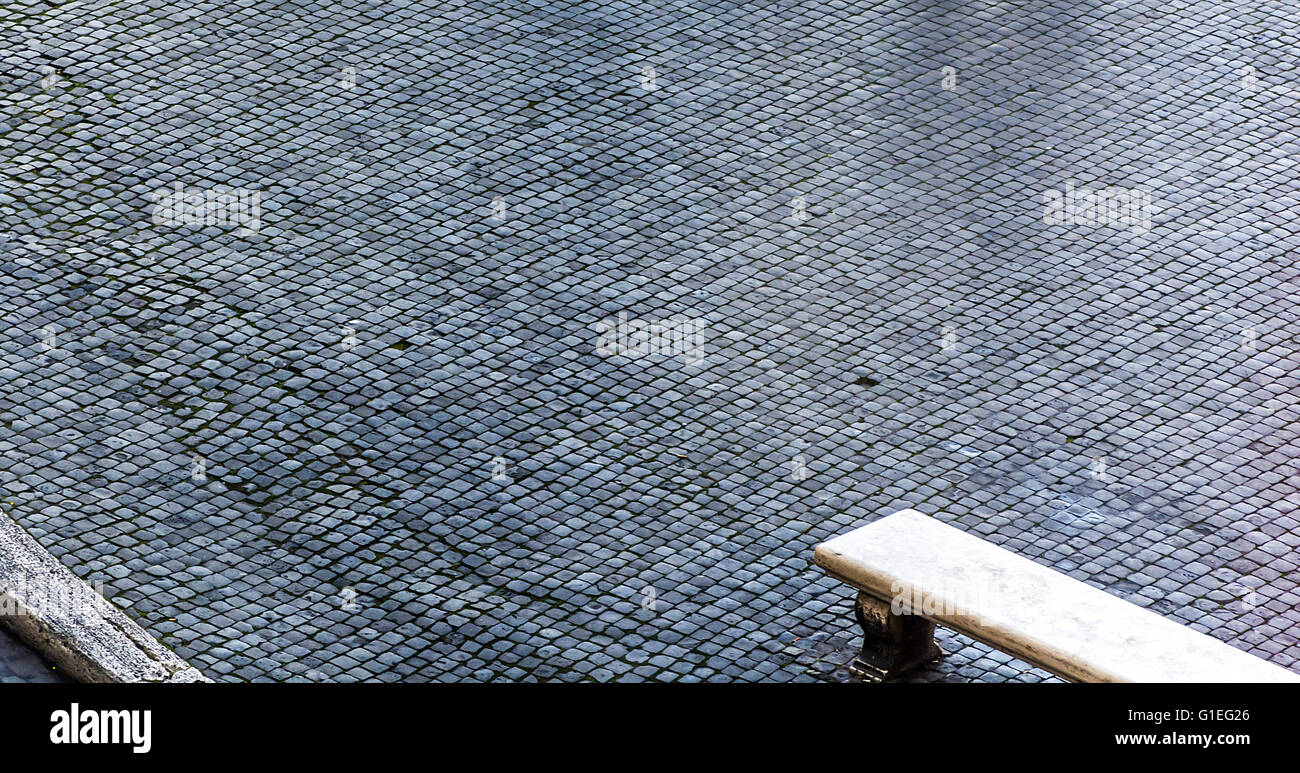 cobblestone is the typical roman paving also known as Sampietrino Stock ...