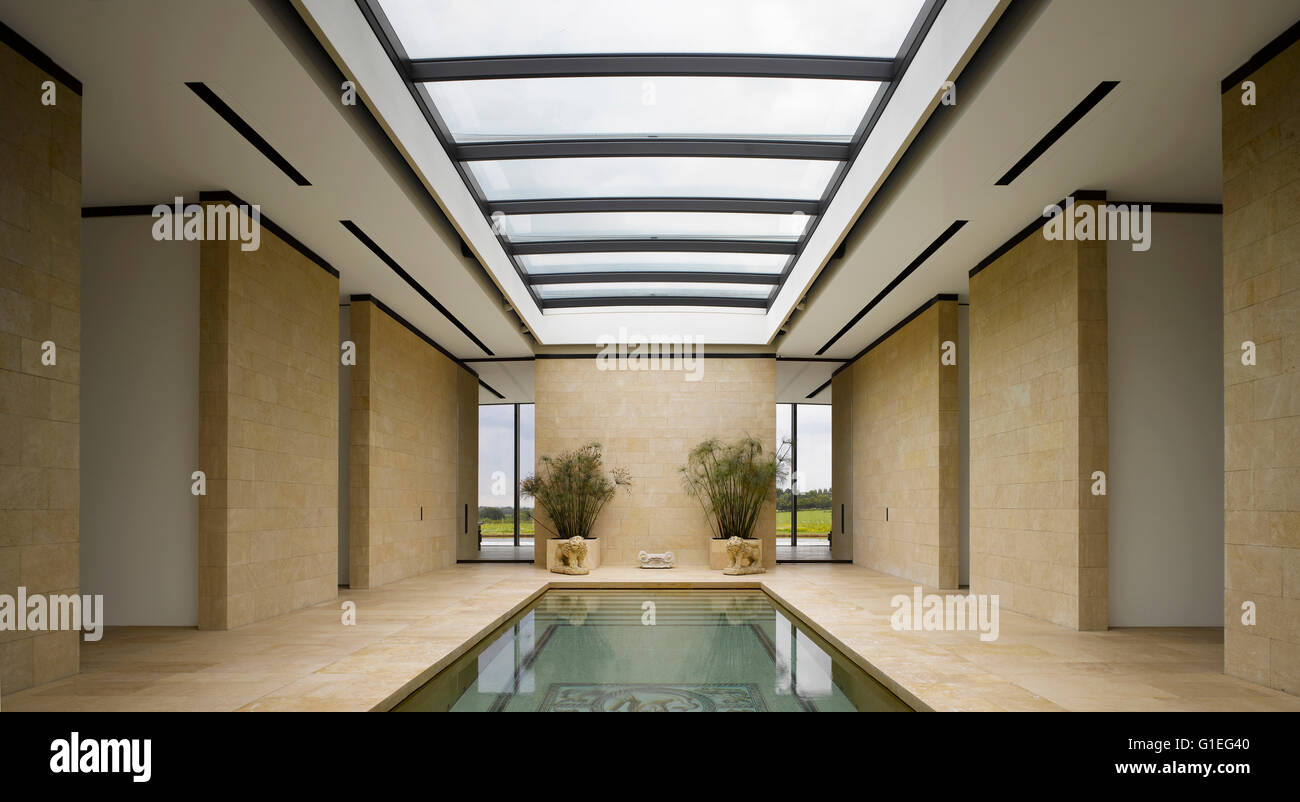 Holmewood House, a sunken house built by architect Robin Partington in ...