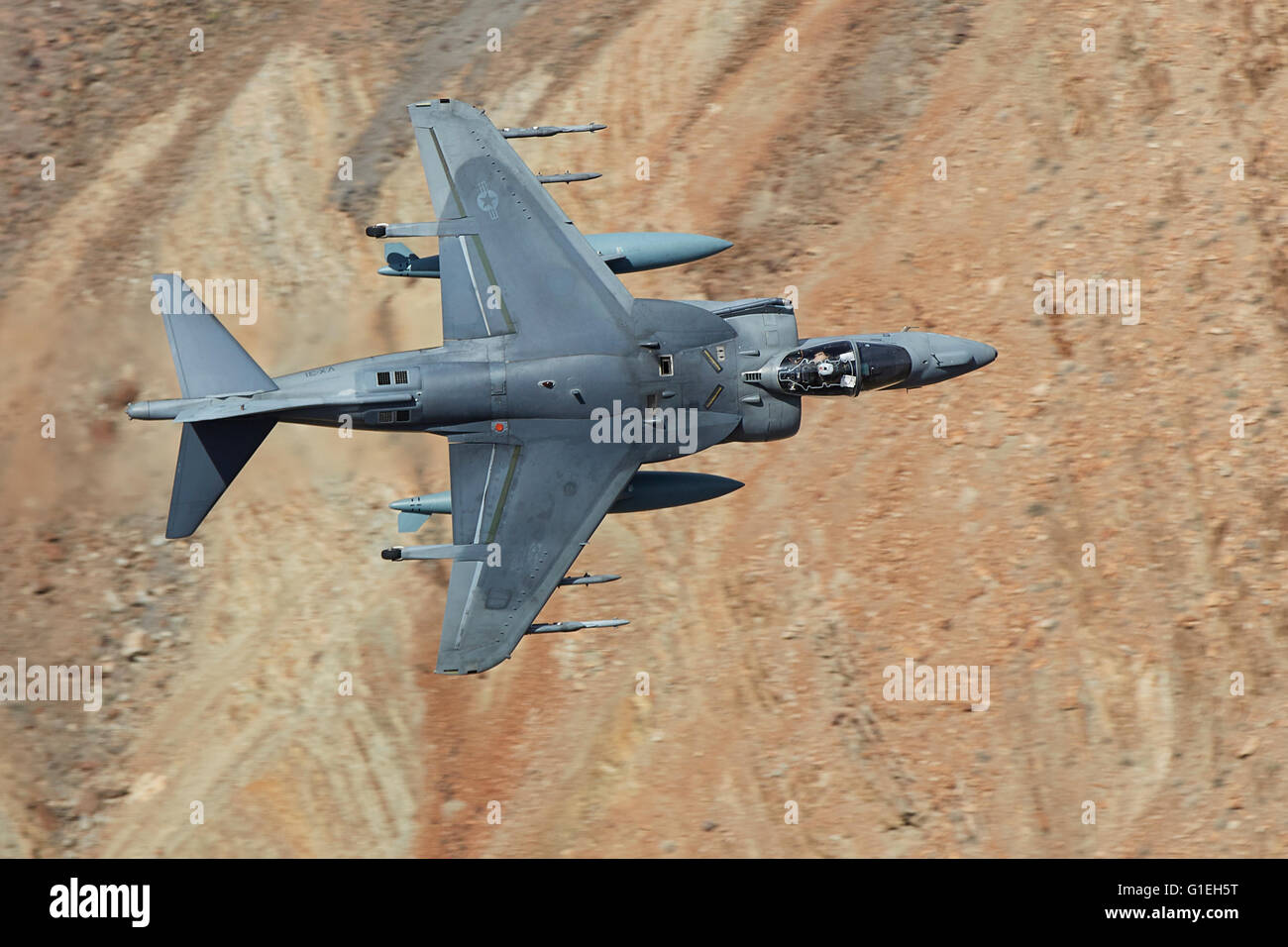 United States Marine Corps AV-8B Harrier II V/STOL Ground Attack Jet ...