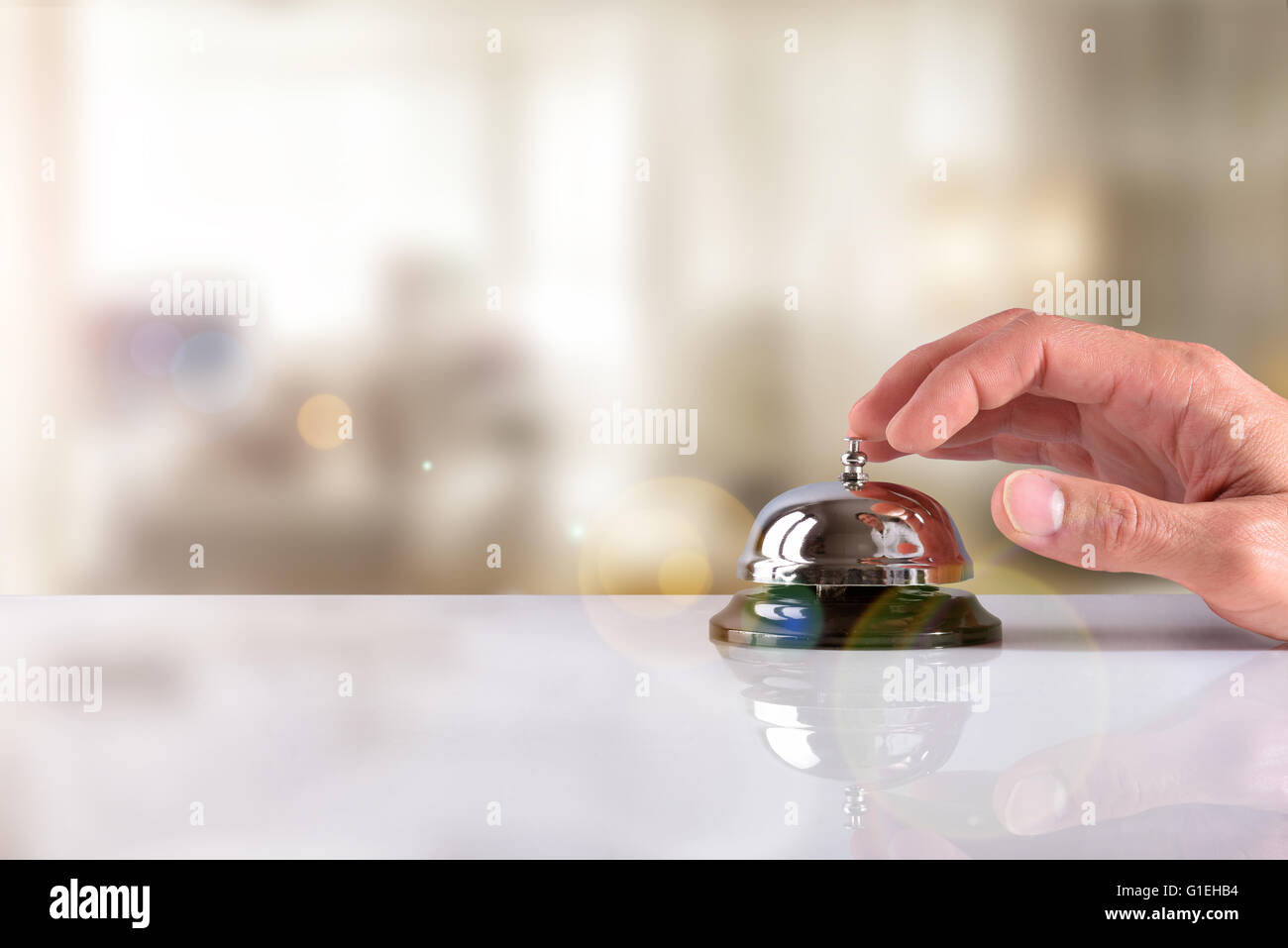 Luxury hotel lobby front desk hi-res stock photography and images - Alamy