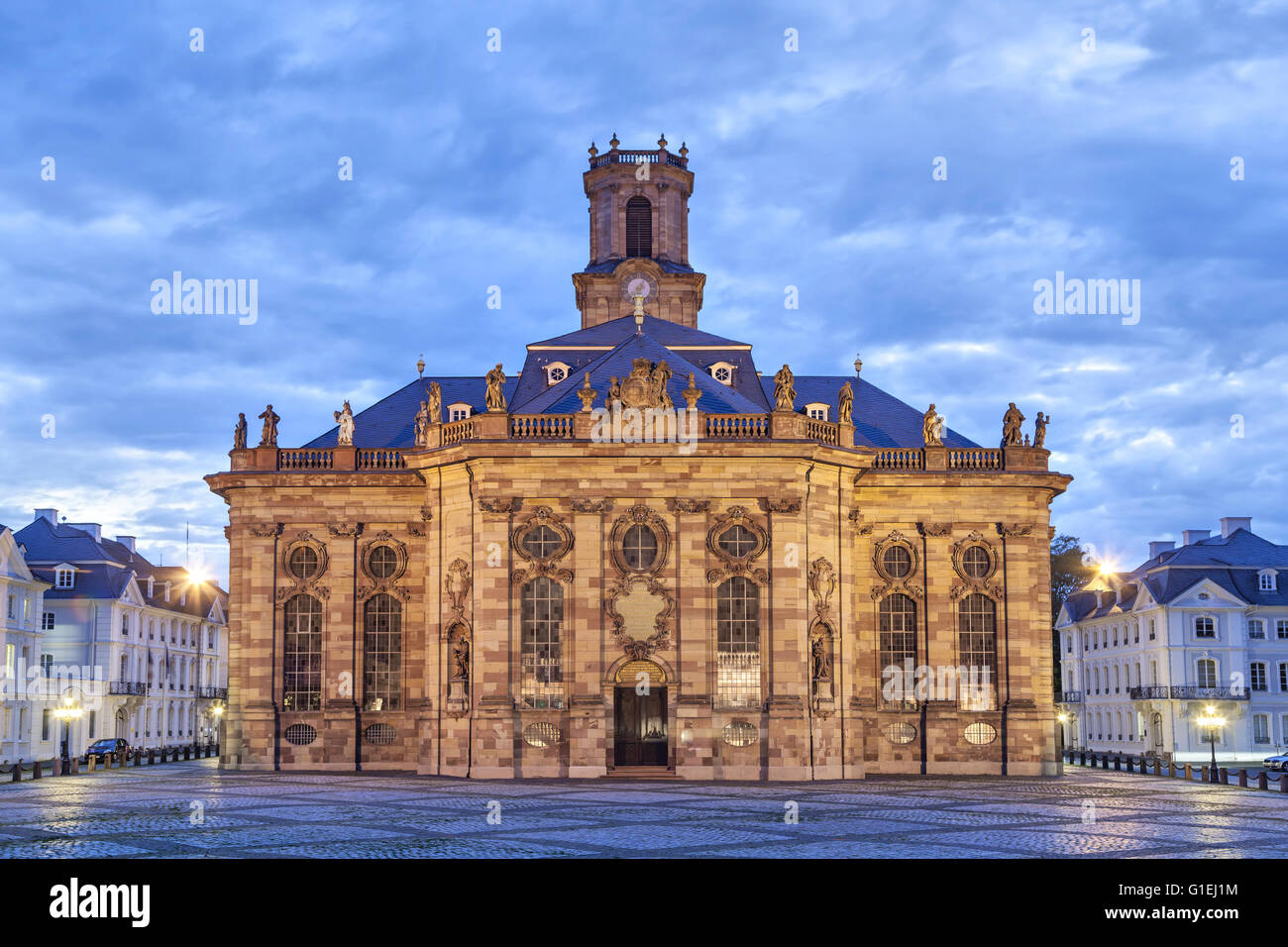 Ludwigskirche - a Protestant baroque style church in Saarbrucken ...