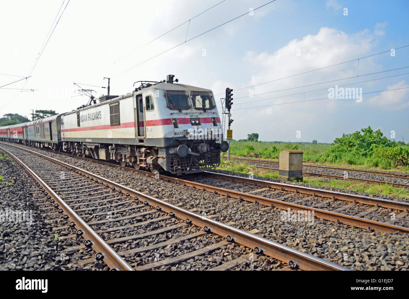 Inside Indian Electric Train Engine