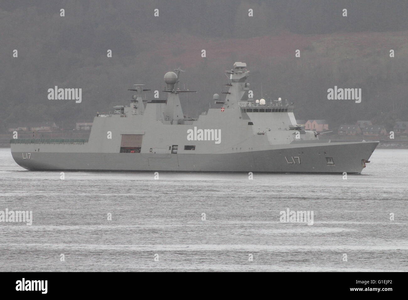 KDM Esbern Snare (L17), an Absalon-class command and support vessel of ...