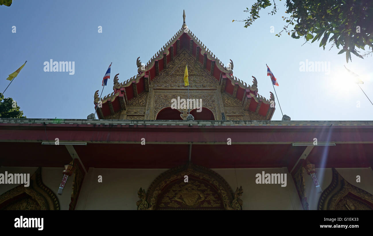 traditional thai buddha temple in chiang mai Stock Photo - Alamy