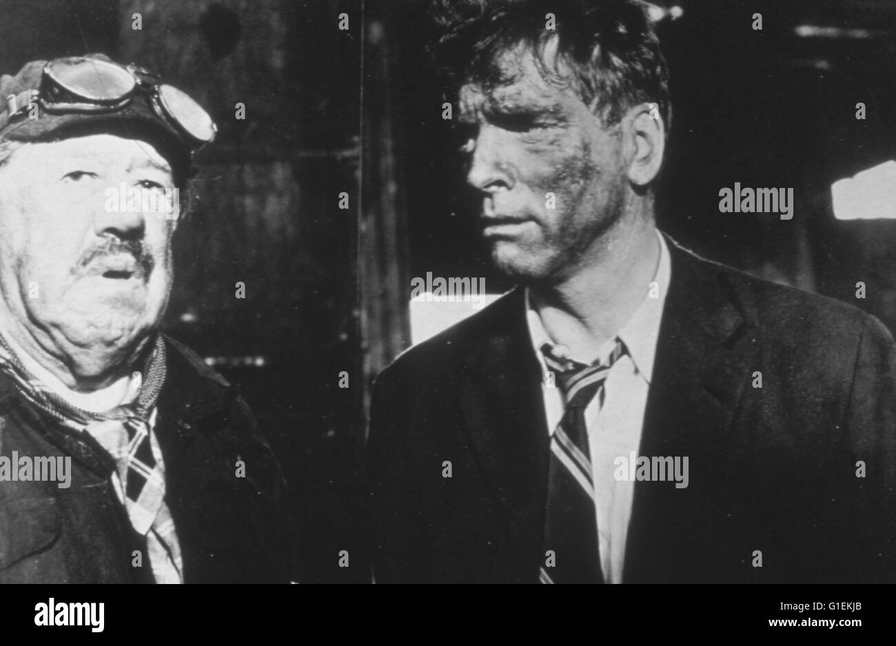 Zug, Der / Michel Simon / Burt Lancaster Stock Photo - Alamy