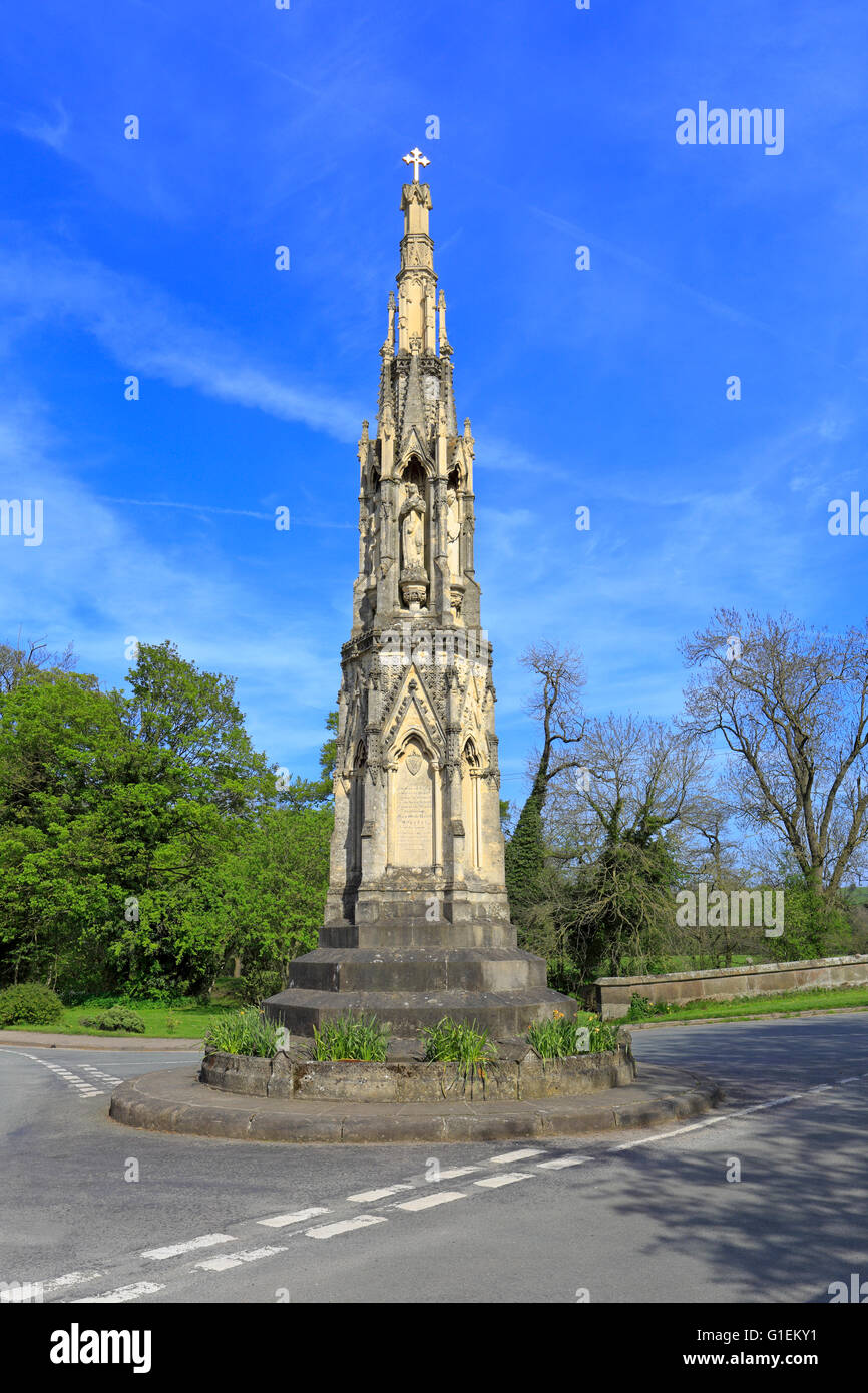 Ilam Cross, Peak District National Park, Staffordshire, England, UK ...