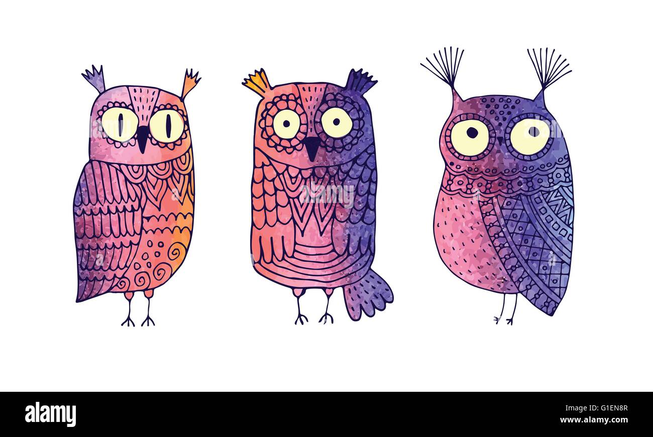 Owl graphic. Abstract Stock Vector Image & Art - Alamy