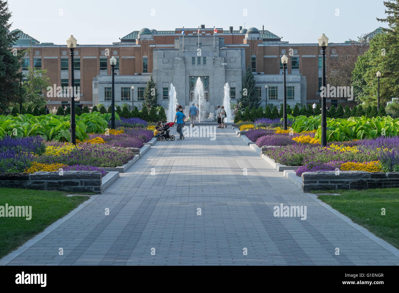 Botanical garden Montreal Stock Photo - Alamy