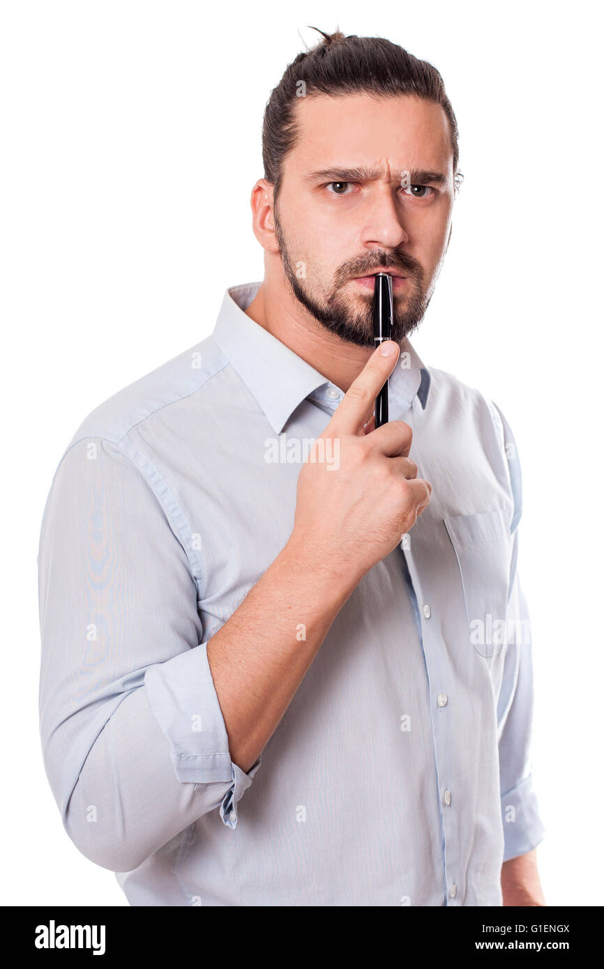 Happy angry one person hi-res stock photography and images - Alamy