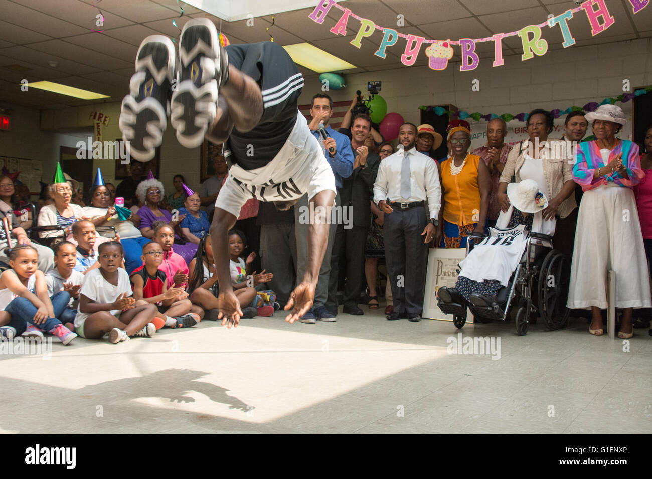 Brooklyn, NY. 7th July 2015. Susannah Mushatt Jones of Brooklyn, NY ...
