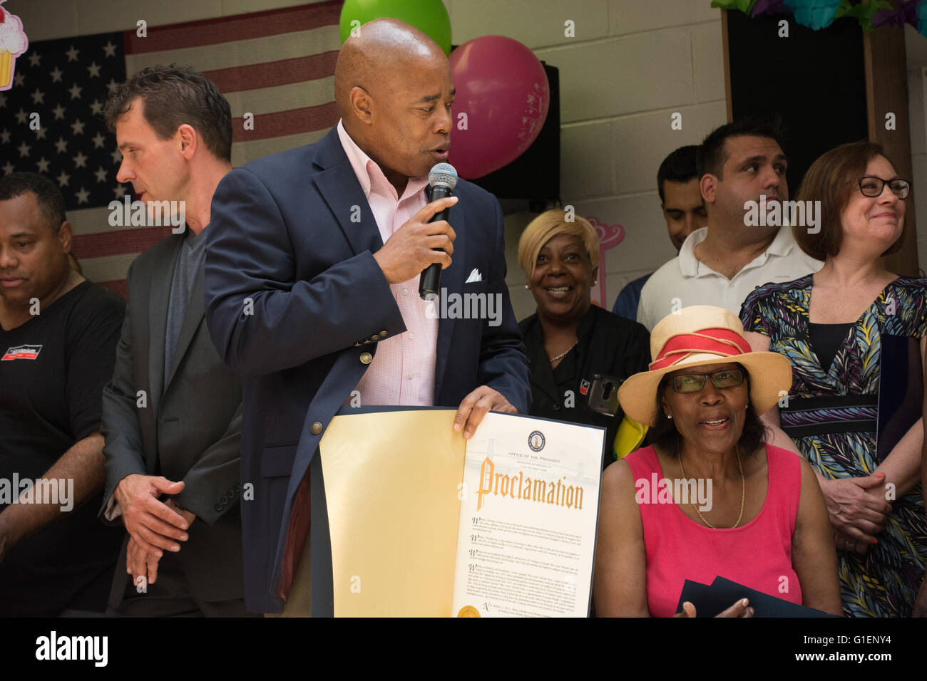 Brooklyn, NY. 7th July 2015. Susannah Mushatt Jones of Brooklyn, NY ...