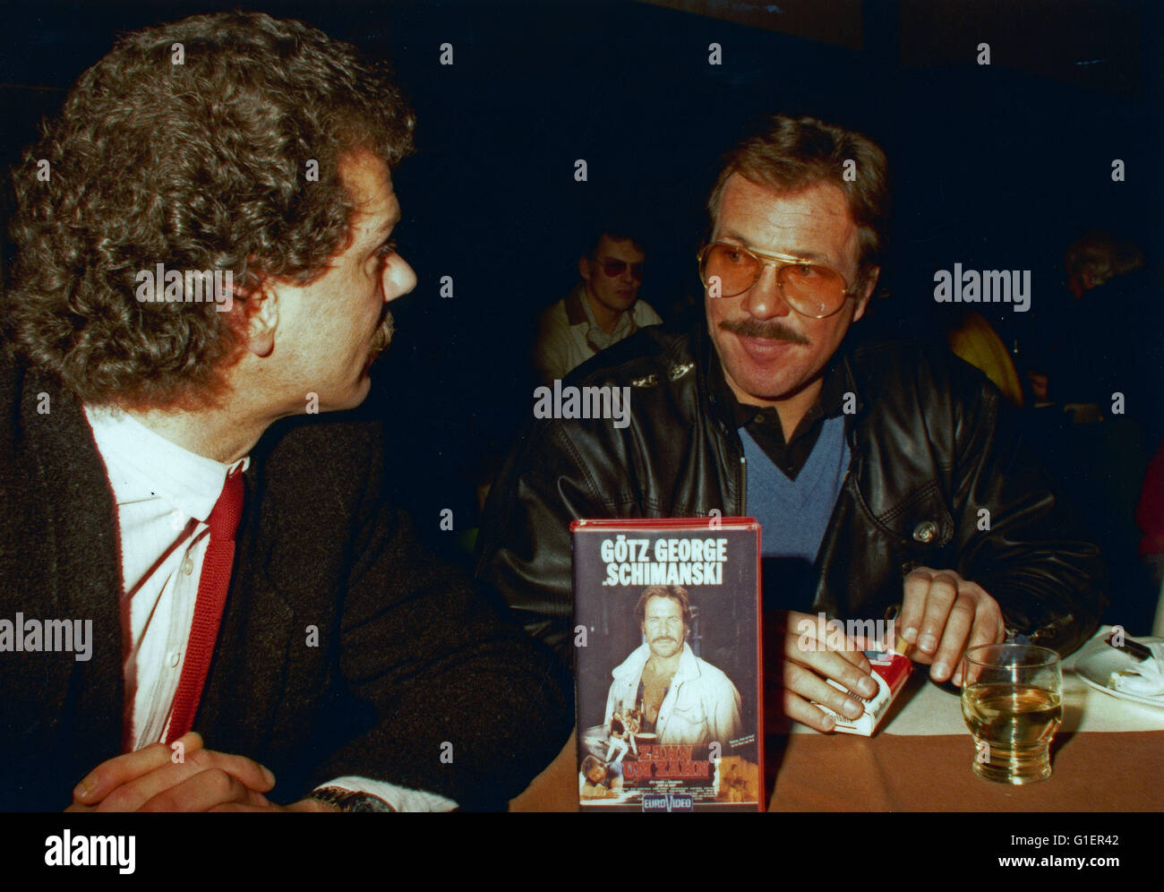 Der deutsche Schauspieler Götz George beim Interview, Deutschland ...