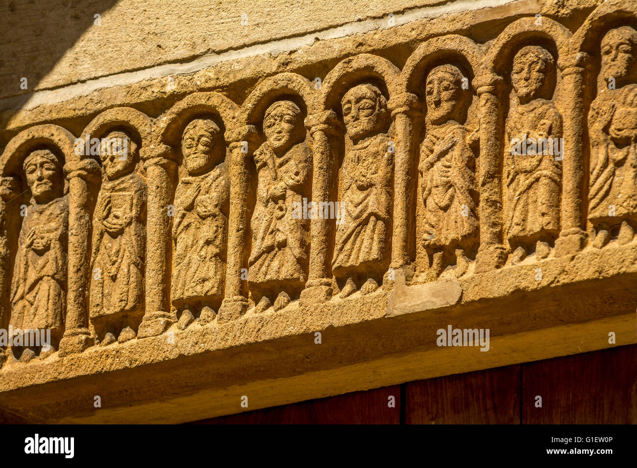 Romanesque church portal hi-res stock photography and images - Alamy