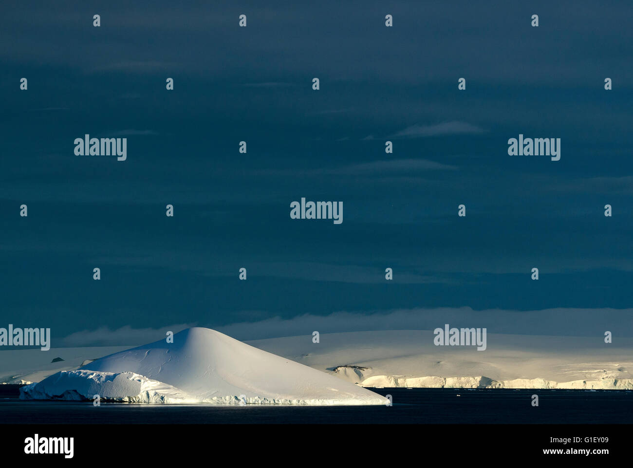 Antarctic Sound at dawn Antarctic Peninsula Antarctica Stock Photo - Alamy