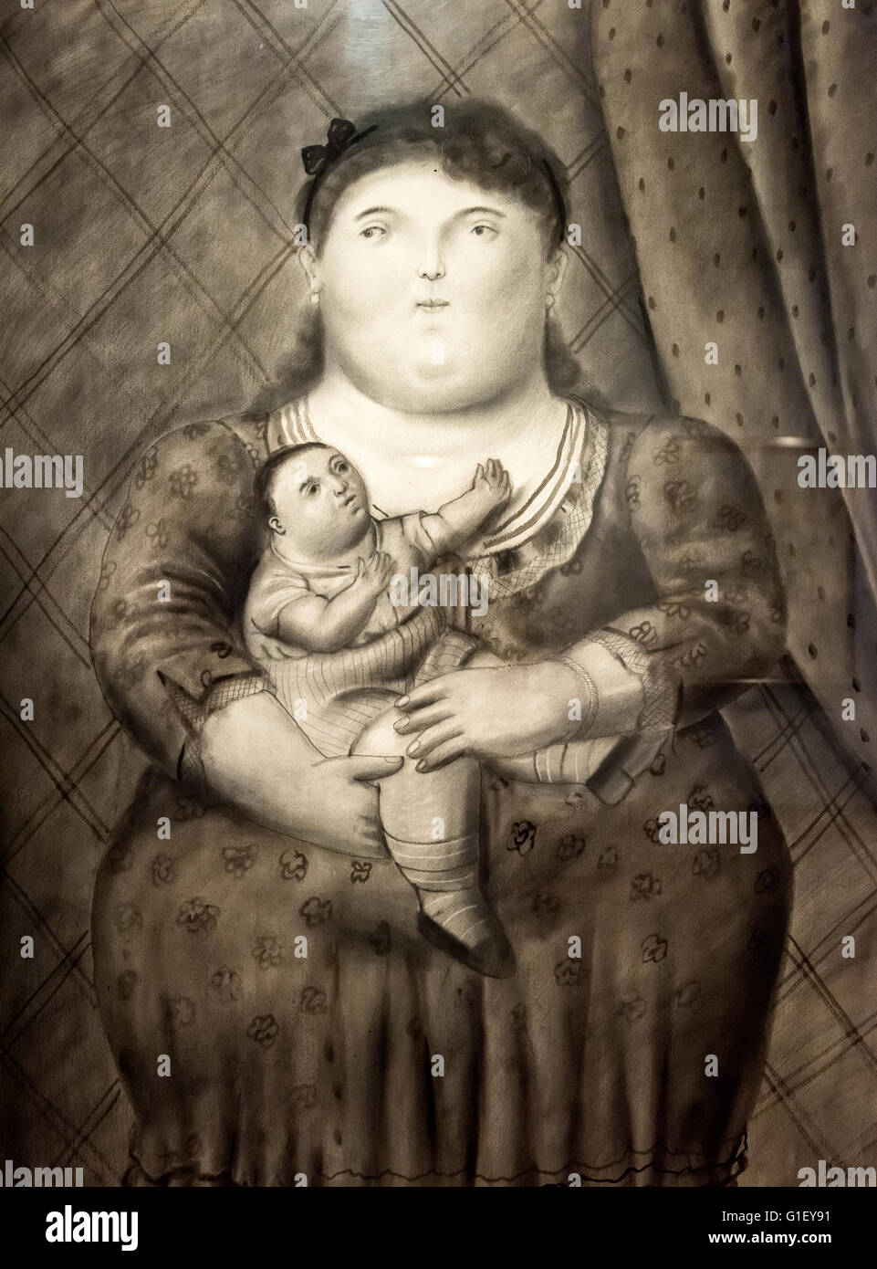 Fernando botero painting hi-res stock photography and images - Alamy