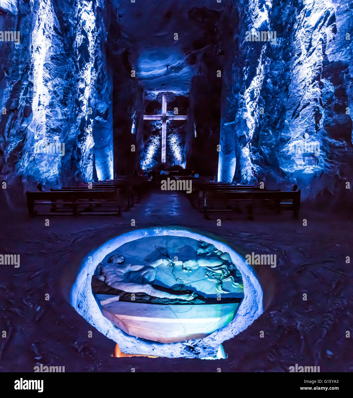 Salt cathedral interior zipaquira hi-res stock photography and images ...