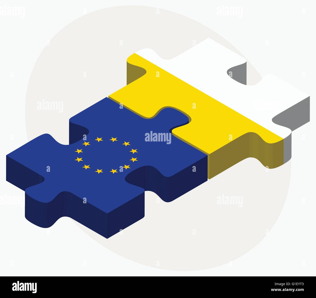 Vector Image - European Union and Holy See - Vatican City State Flags ...