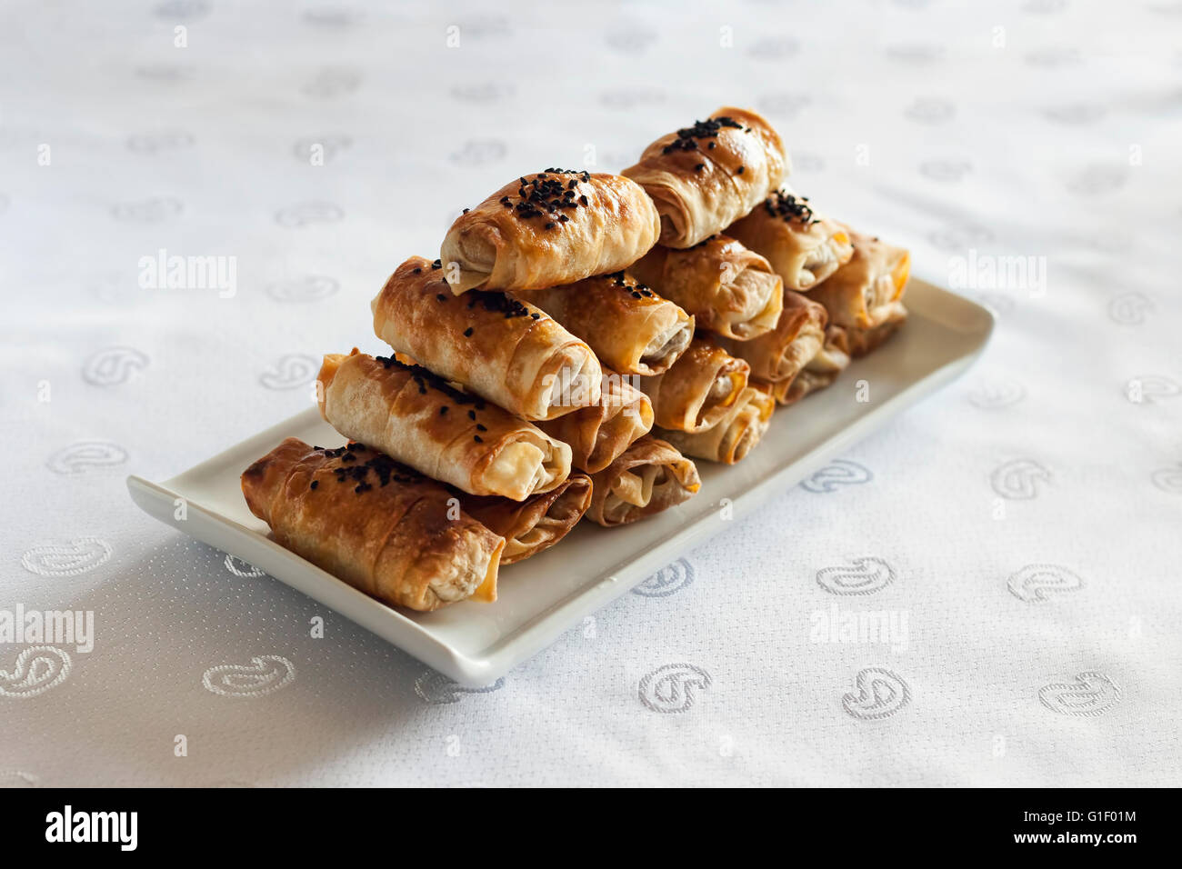 Turkish style borek Stock Photo - Alamy