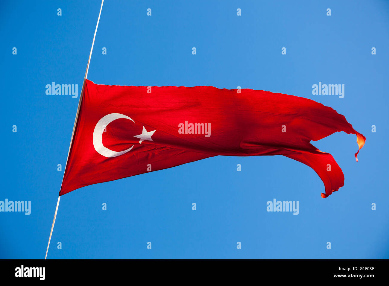 Turkish flag backdrop hi-res stock photography and images - Alamy