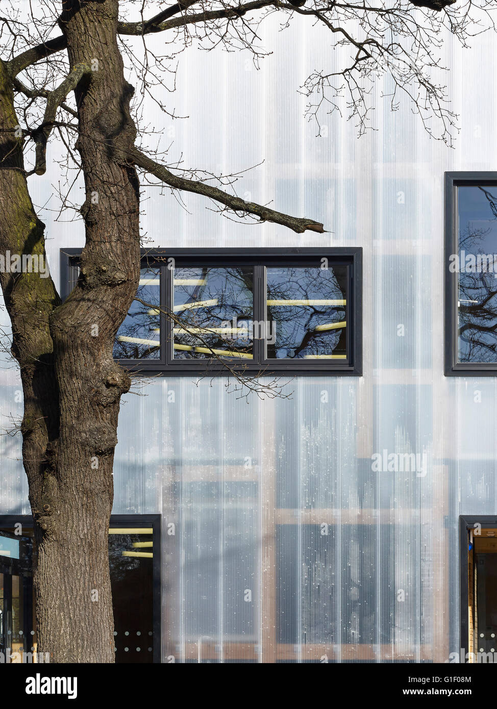 Exterior. Graveney School, Sixth Form Block, London, United Kingdom ...