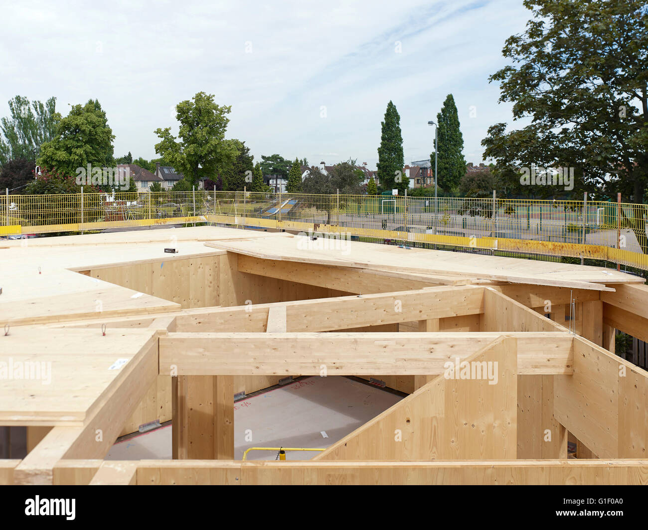 Cross Laminated Timber in construction. Graveney School, Sixth Form ...