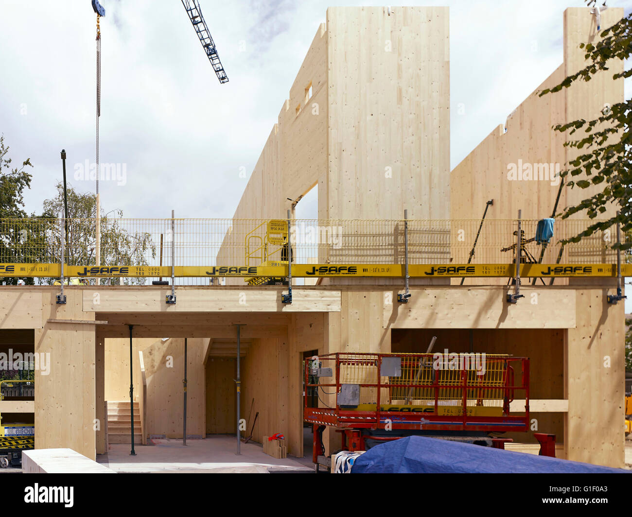 Cross Laminated Timber in construction. Graveney School, Sixth Form ...
