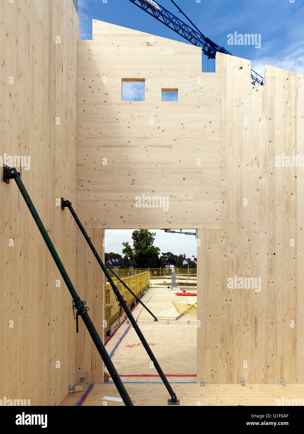 Cross Laminated Timber in construction. Graveney School, Sixth Form ...