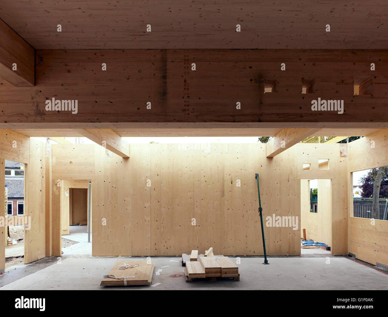 Cross Laminated Timber in construction. Graveney School, Sixth Form ...