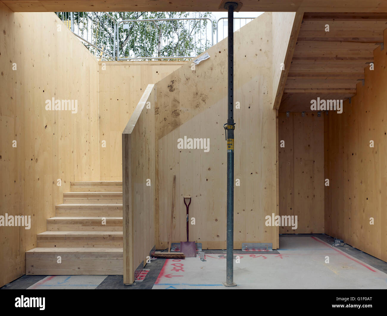 Cross Laminated Timber In Construction High Resolution Stock ...