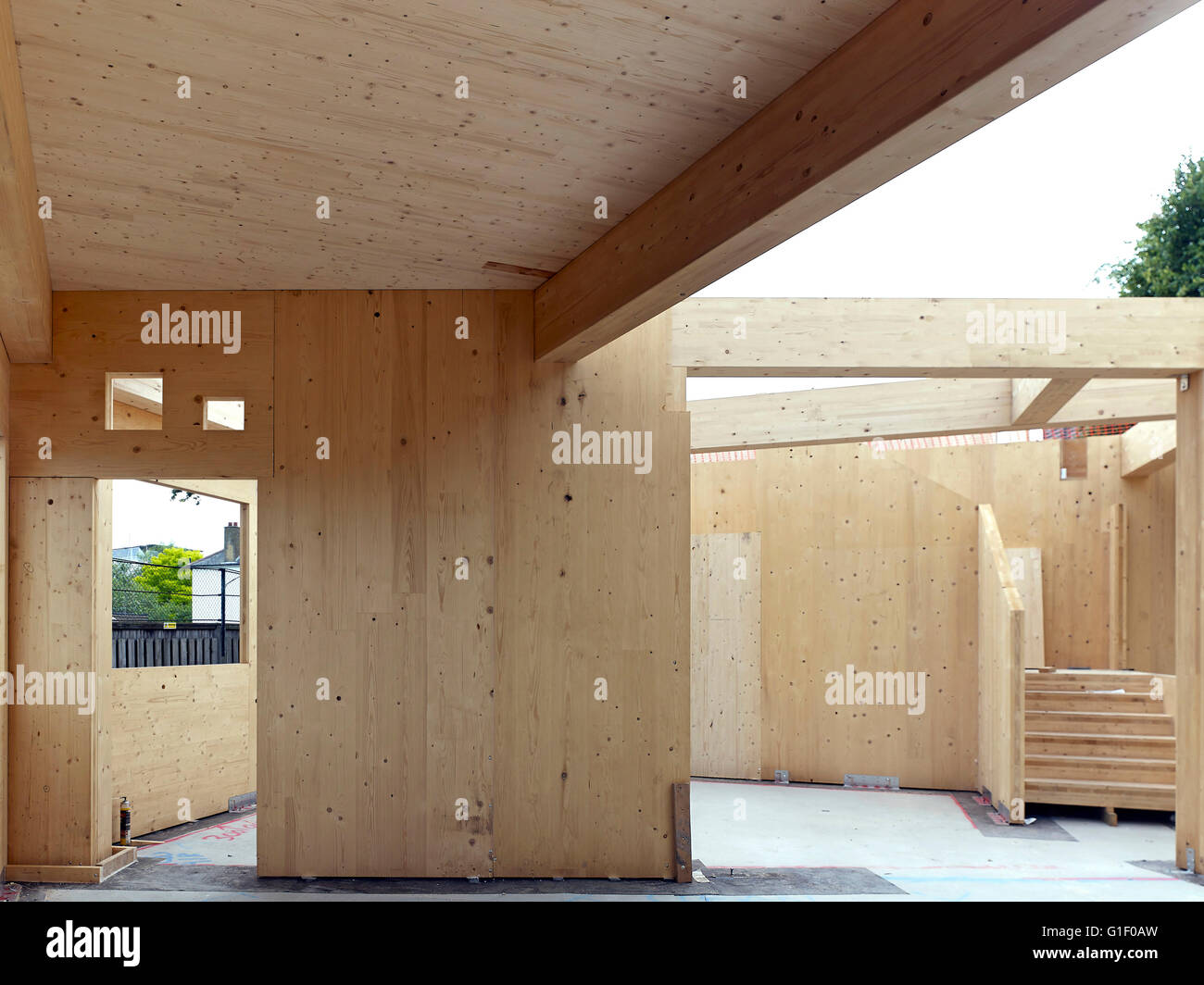 Cross Laminated Timber in construction. Graveney School, Sixth Form ...